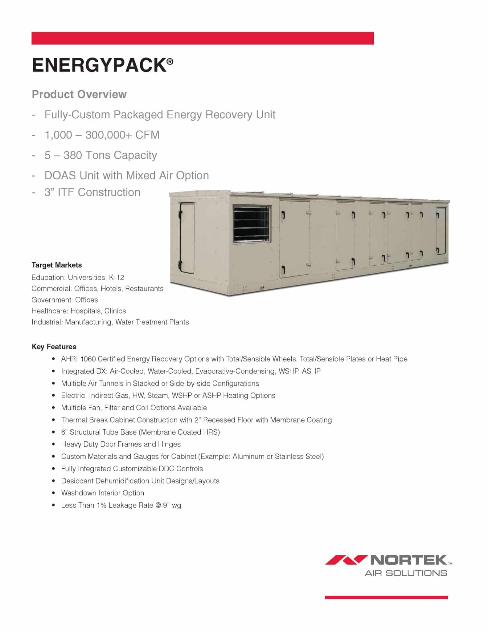 EnergyPack Packaged HVAC Solution | Nortek Air Solutions