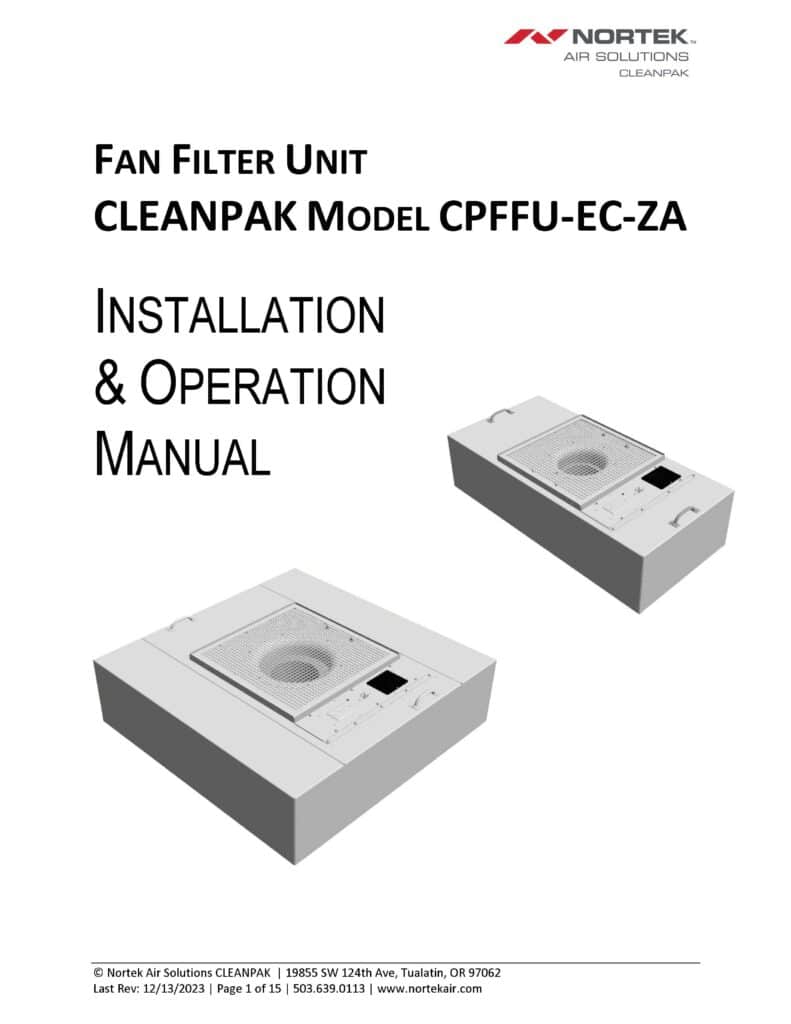 CleanPak® Fan Filter Units | Nortek CleanSpace