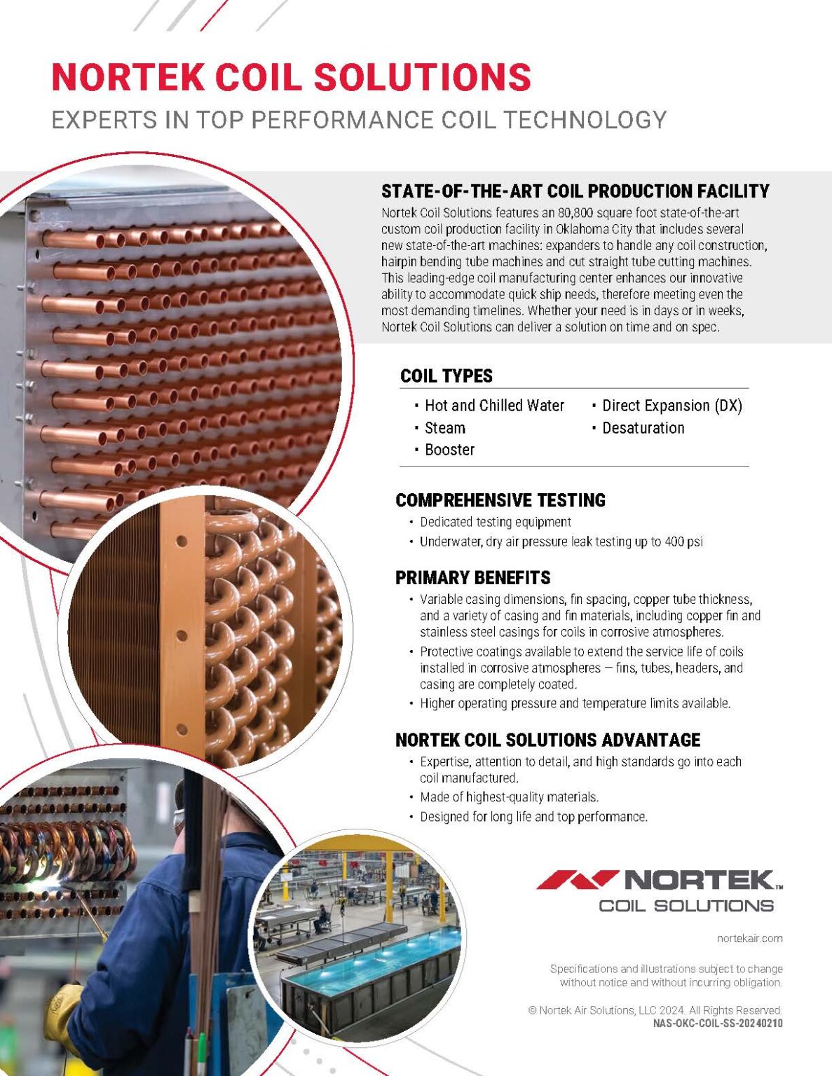 Direct Expansion Evaporator Coils - Nortek Air Solutions